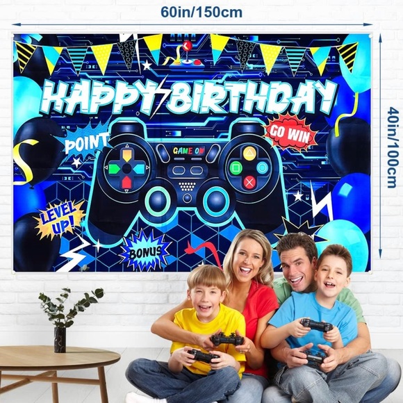 Party Supplies | Winrayk 91pcs Video Game Birthday Party Decorations ...